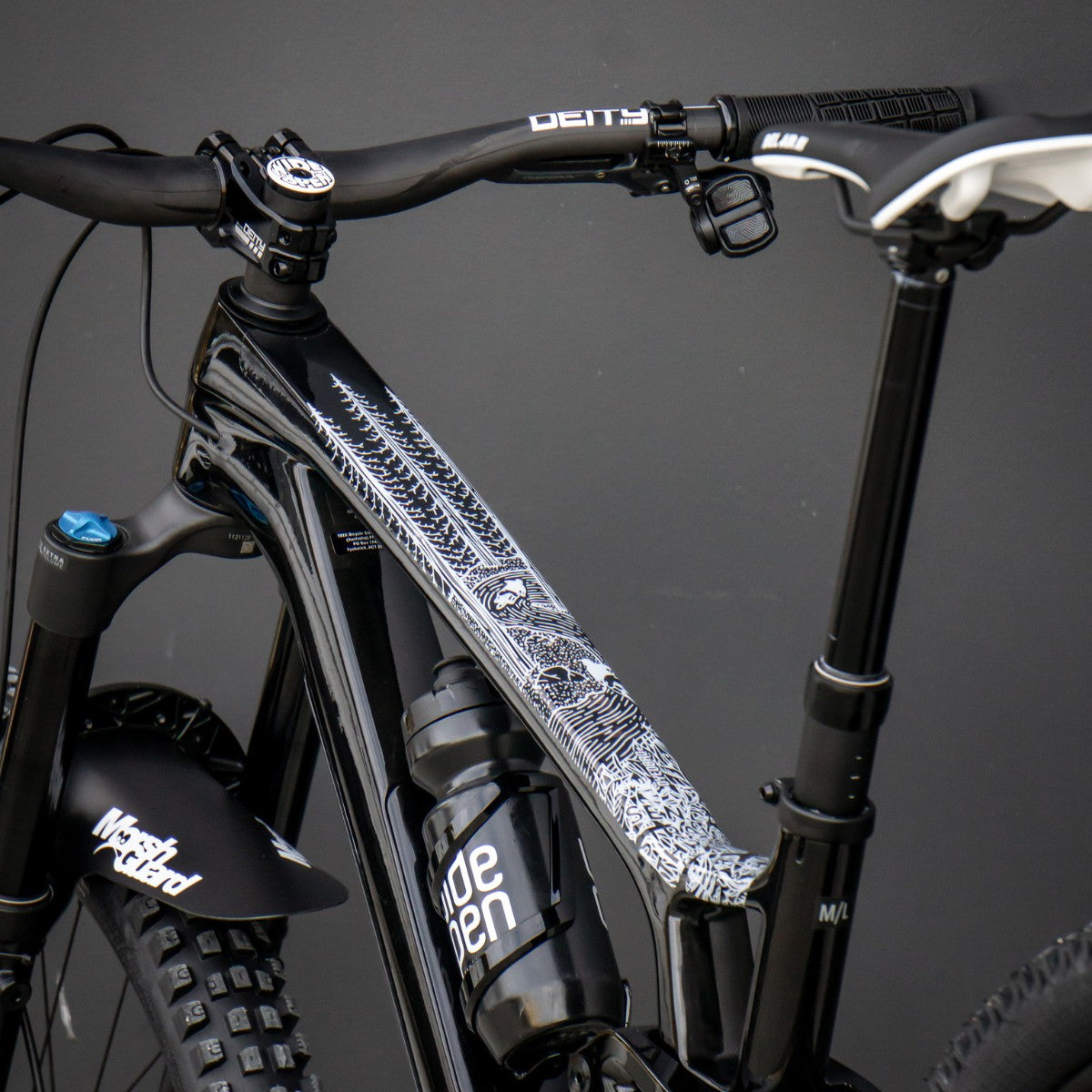 Dyedbro OS Illustration MTB Frame Protection– Pushbikes