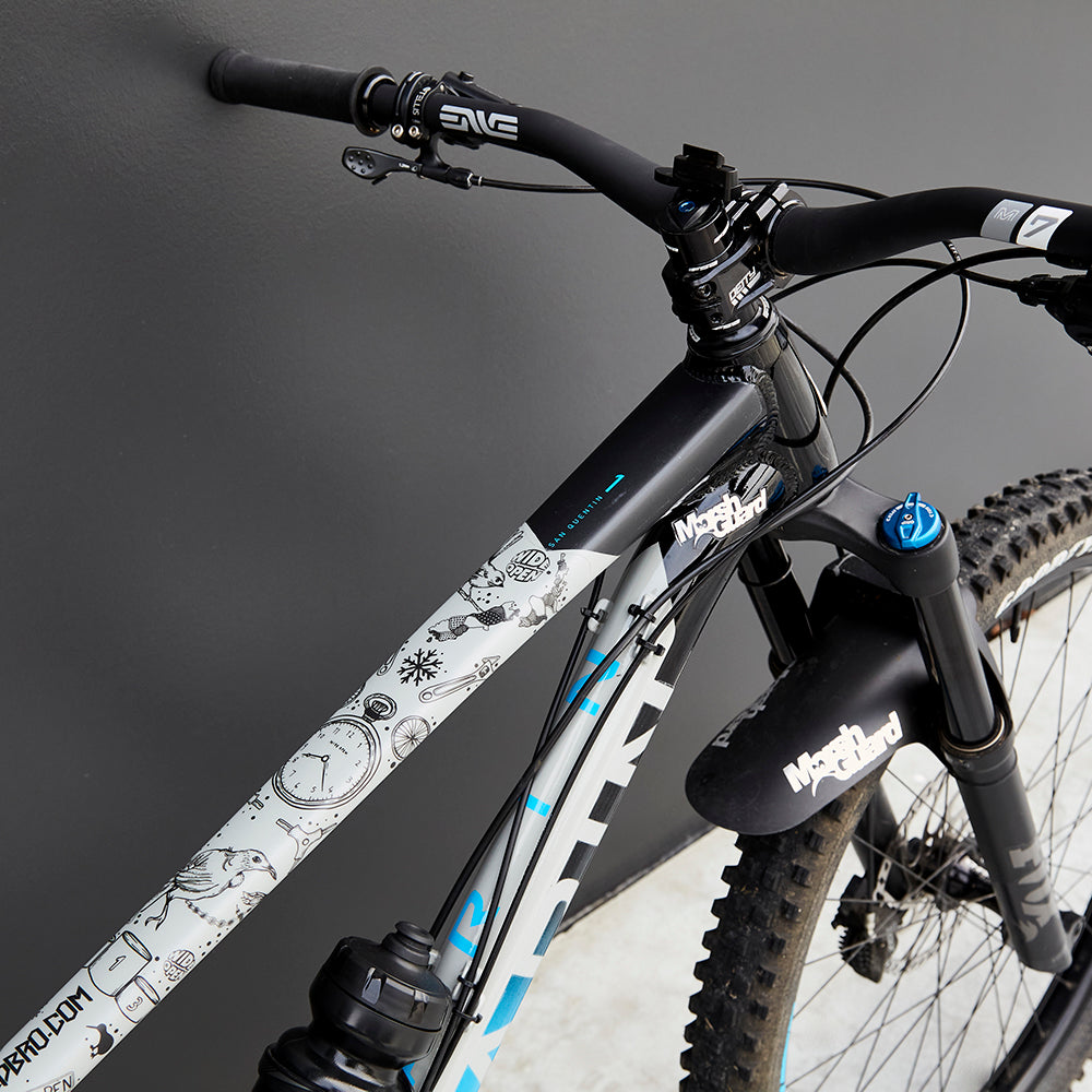 Dyedbro Wide Open Custom Frame Protection– Pushbikes