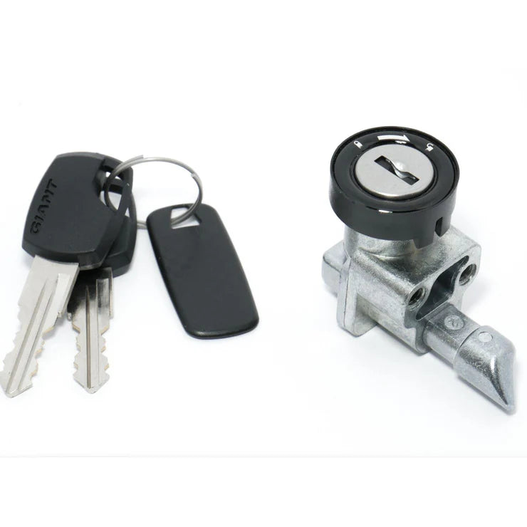 Giant E-Bike Battery Lock Barrel Unit With Keys– Pushbikes
