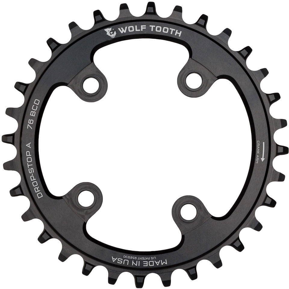 Wolftooth 76BCD Drop-Stop A Chainring– Pushbikes